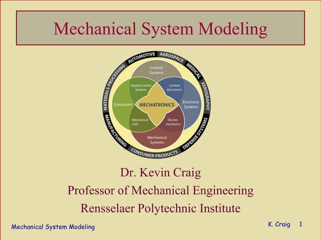Modeling of mechanical_systems | PDF