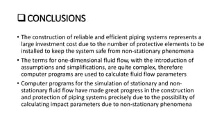 MODELING OF TRANSIENT FLUID FLOW IN THE SIMPLE [Autosaved].pptx