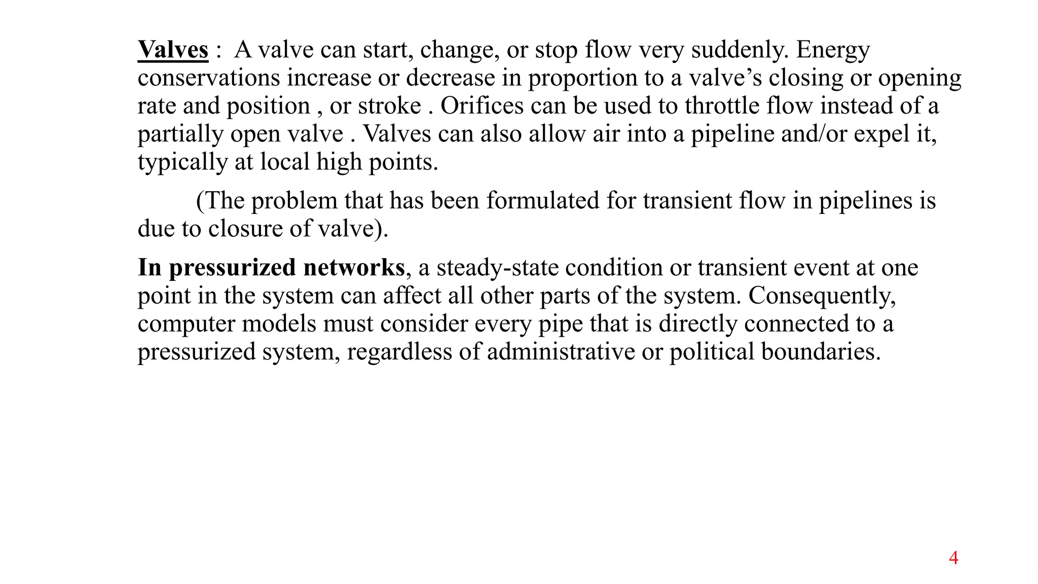 Modeling of transient fluid flow in the simple pipeline system | PDF | Physics | Science