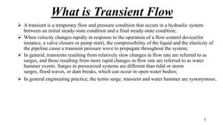 Modeling of transient fluid flow in the simple pipeline system | PDF | Physics | Science