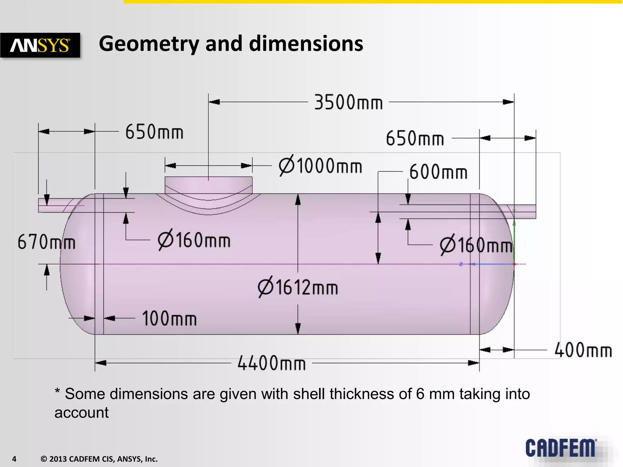 Modeling of underground horizontal composite tank | PPTX