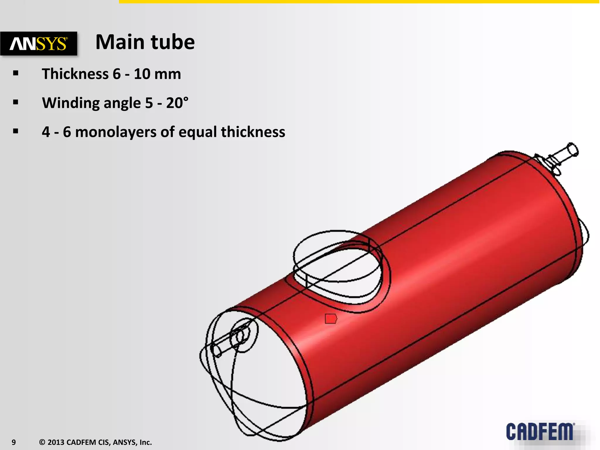 Modeling of underground horizontal composite tank | PPTX