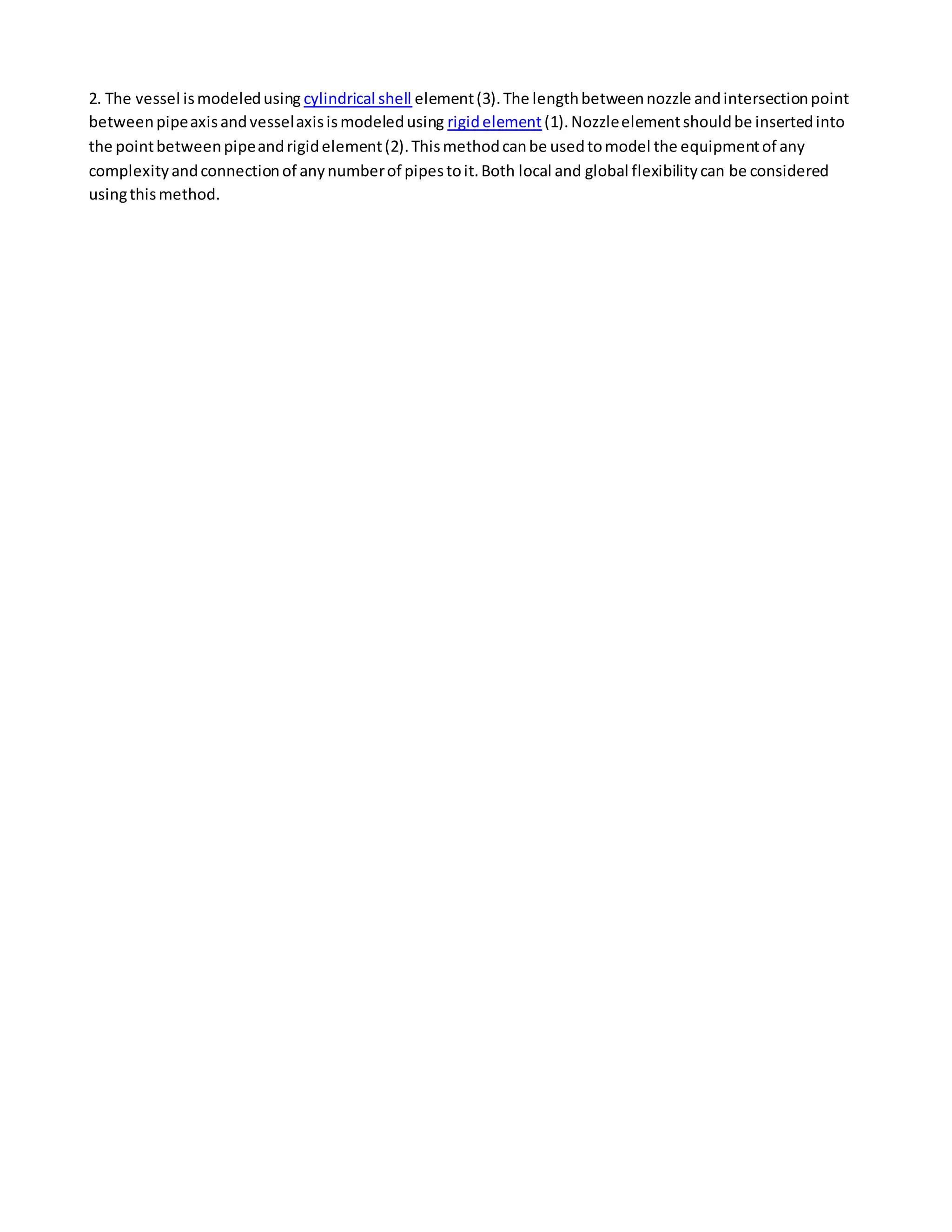 Modeling piping connection to pressure vessels | DOCX