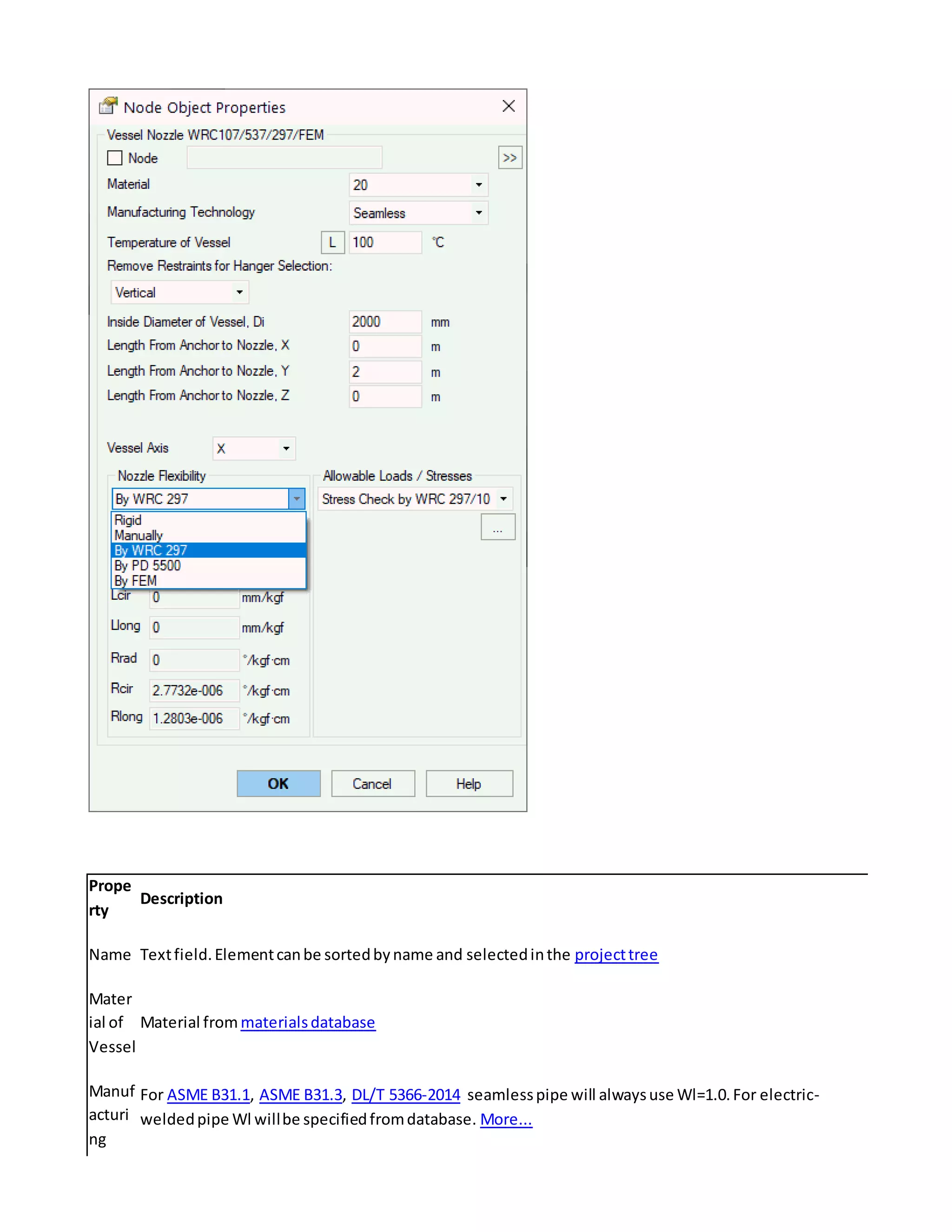 Modeling piping connection to pressure vessels | DOCX