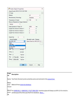 Modeling piping connection to pressure vessels | DOCX