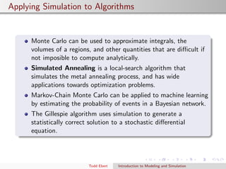 Introduction to Modeling and Simulation | PPT | Free Download