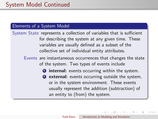 Introduction to Modeling and Simulation | PPT | Free Download