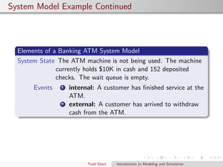 Introduction to Modeling and Simulation | PPT | Free Download