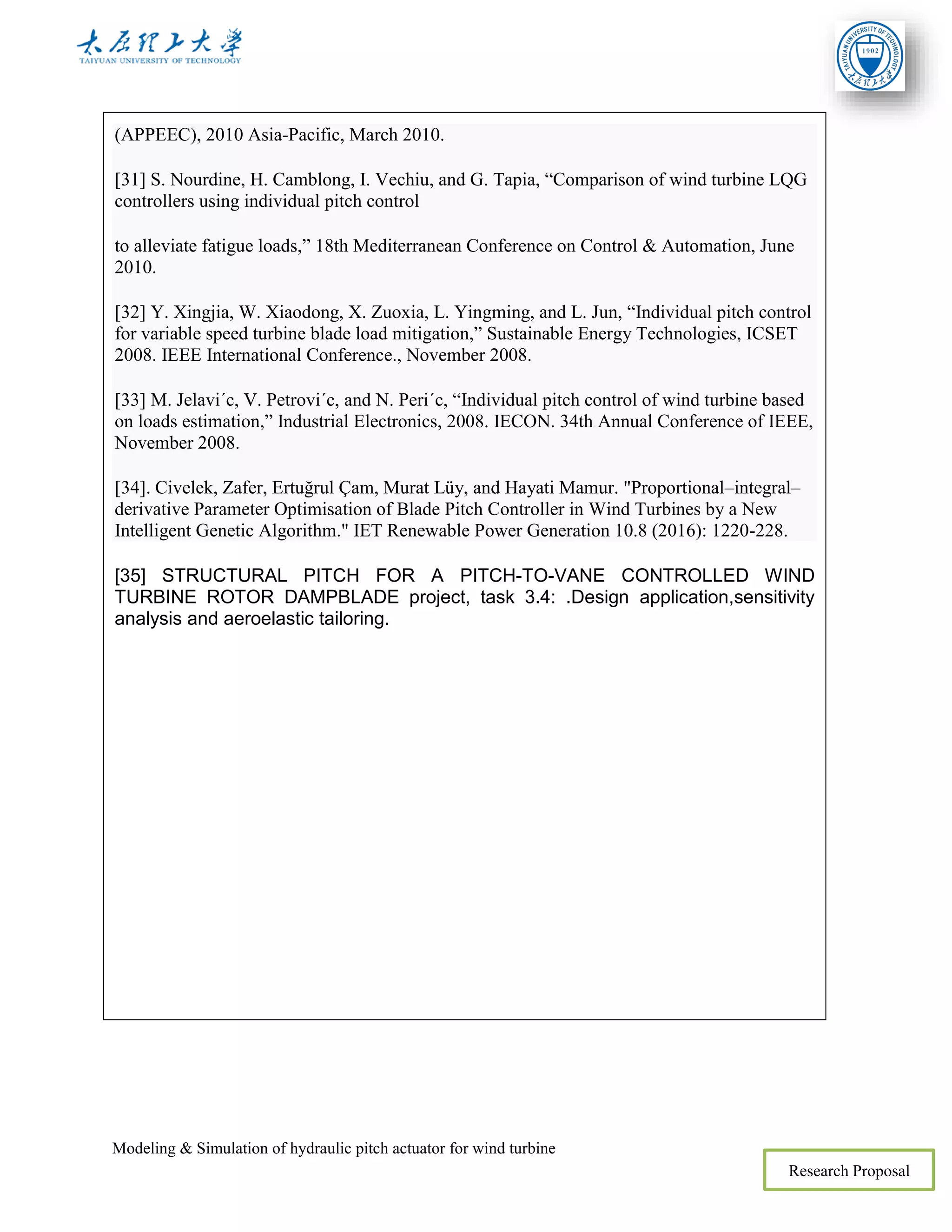 Modeling & simulation of hydraulic pitch actuator for wind turbine. | PDF