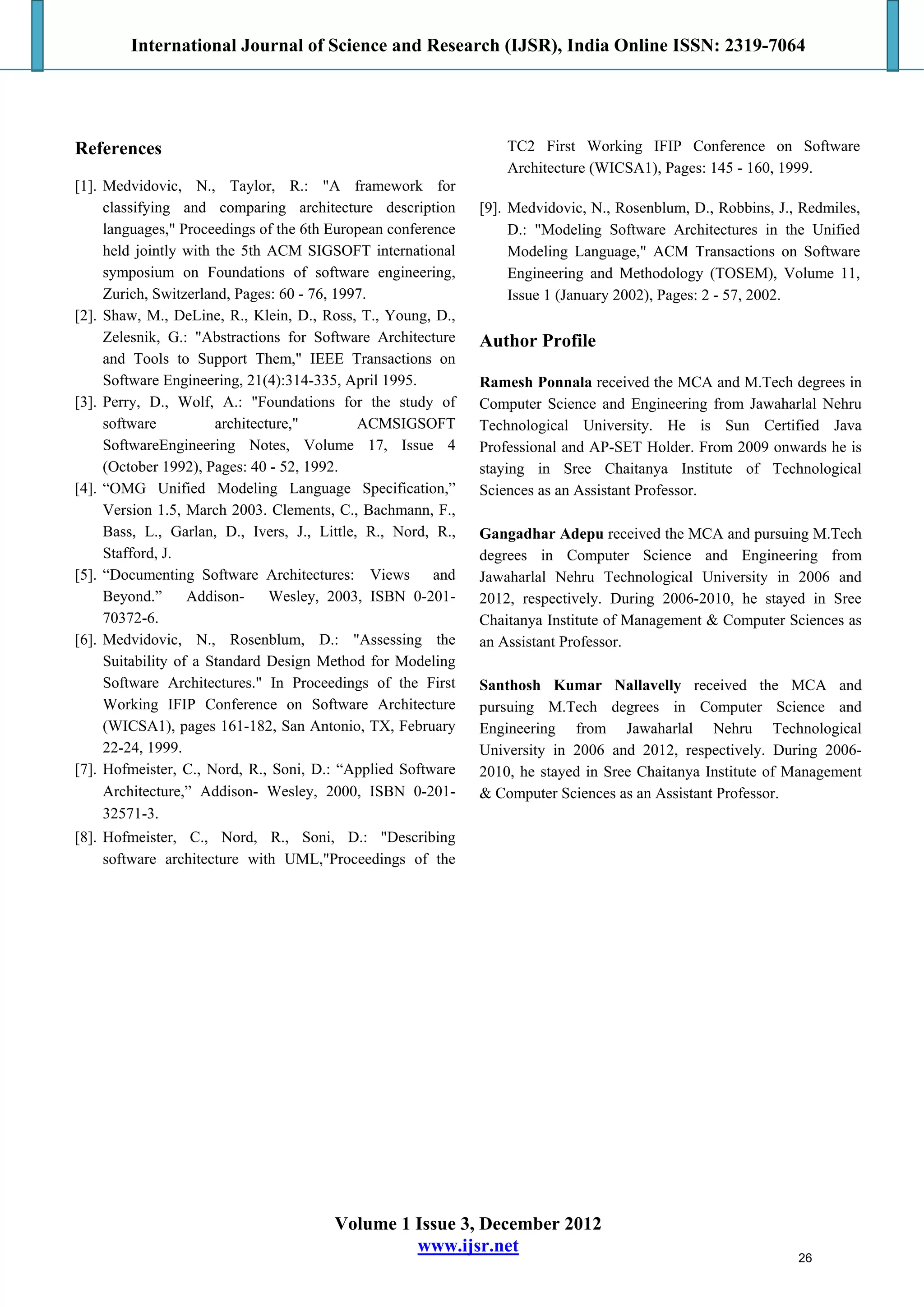 Modeling software architecture with uml | PDF Modeling software architecture with uml | PDF