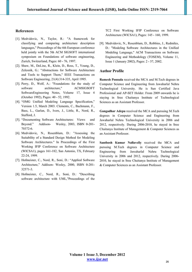 Modeling Software Architecture With Uml Pdf