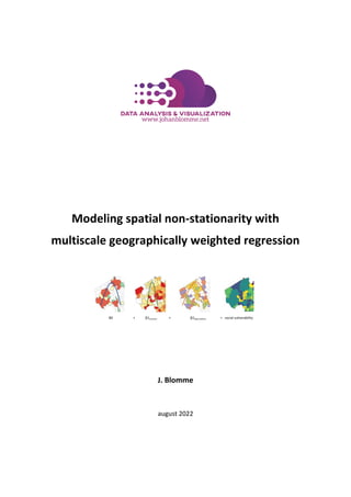 Modeling spatial non-stationarity with multiscale geographically weighted regression | PDF