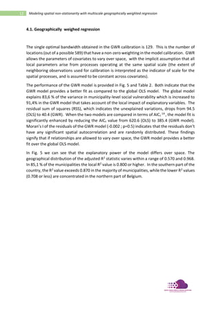 Modeling spatial non-stationarity with multiscale geographically weighted regression | PDF