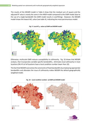 Modeling spatial non-stationarity with multiscale geographically weighted regression | PDF