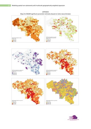 Modeling spatial non-stationarity with multiscale geographically weighted regression | PDF