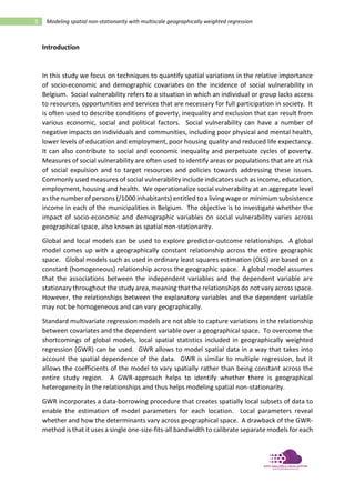 Modeling spatial non-stationarity with multiscale geographically weighted regression | PDF