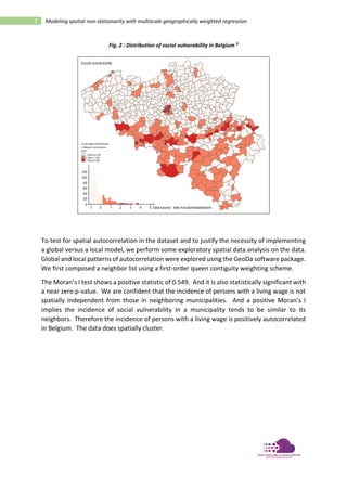 Modeling spatial non-stationarity with multiscale geographically weighted regression | PDF