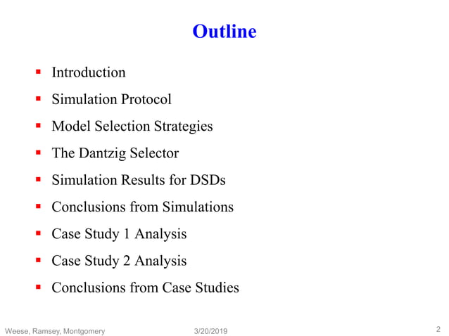 Modeling strategies for definitive screening designs using jmp and r | PPTX | Physics | Science