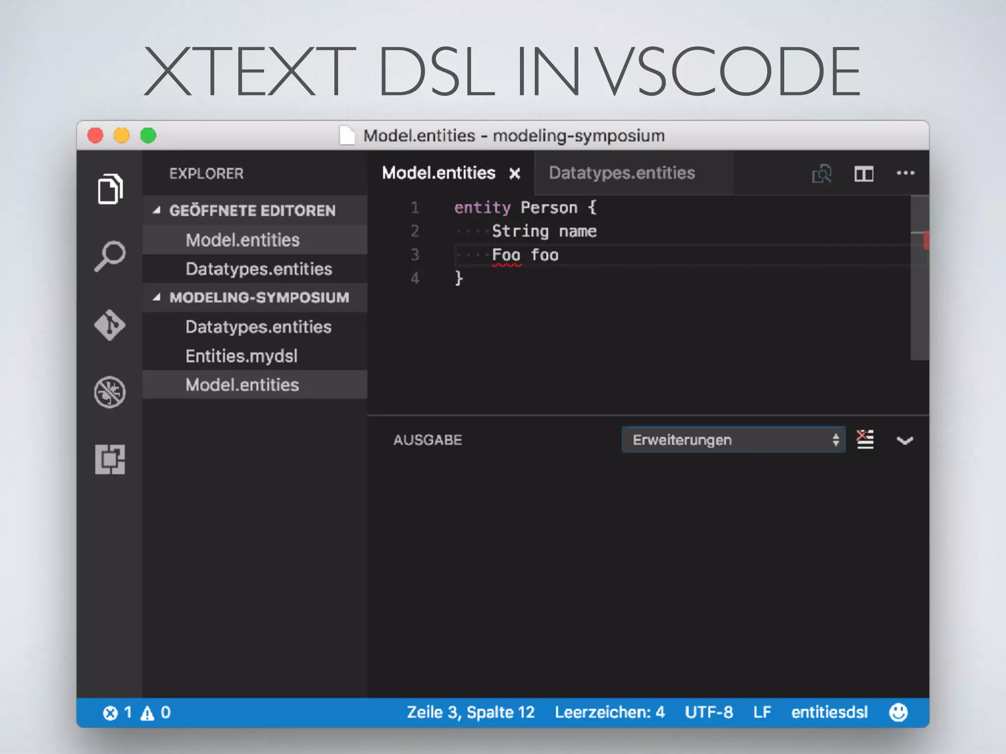 Generating Visual Studio Code Extensions for Xtext DSLs | PDF