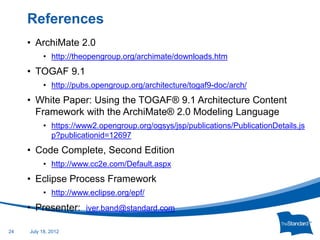 Modeling the Backstory with the ArchiMate Motivation Extension | PPT