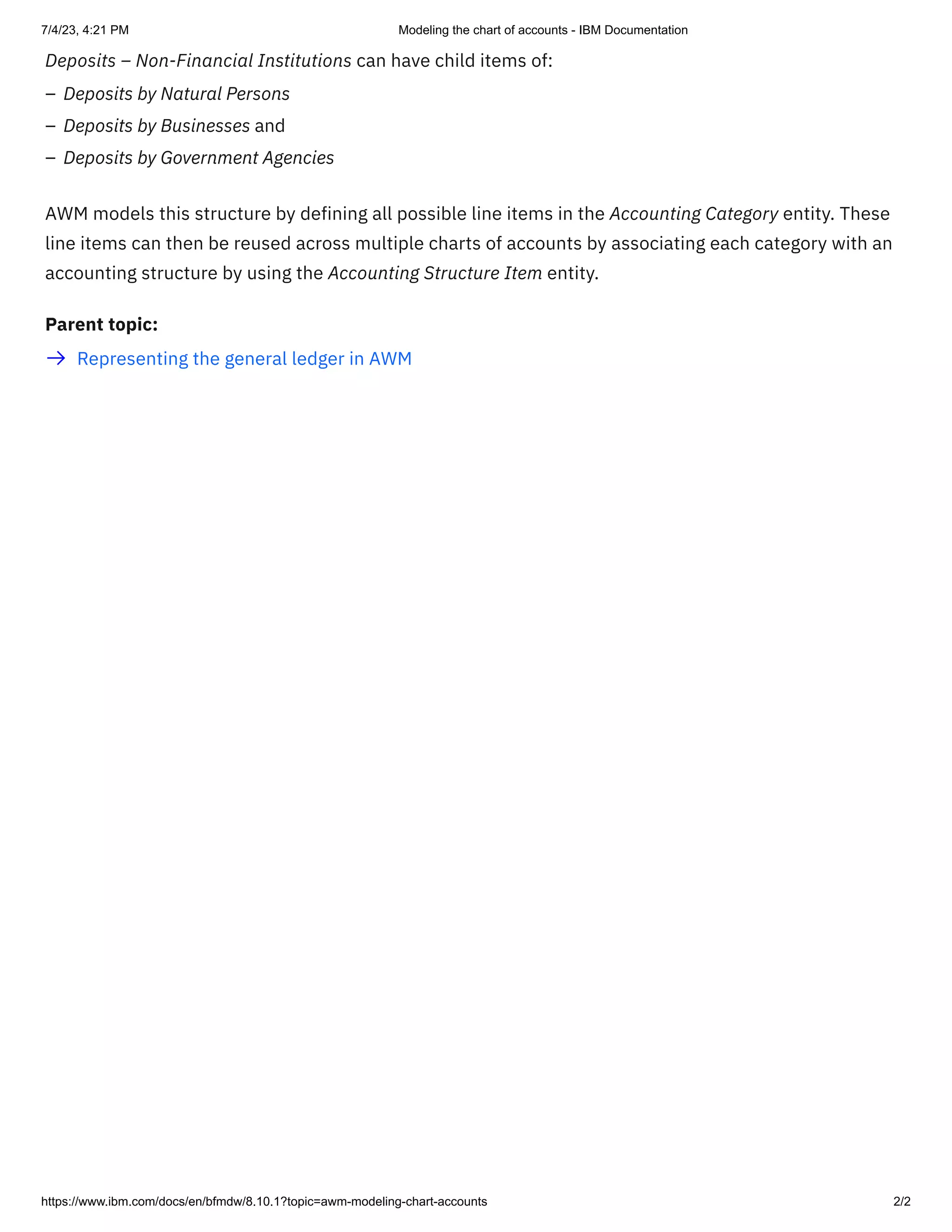 Modeling the chart of accounts - IBM Documentation.pdf