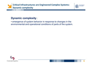 Modeling the Complexity of Critical Infrastructures | PPT