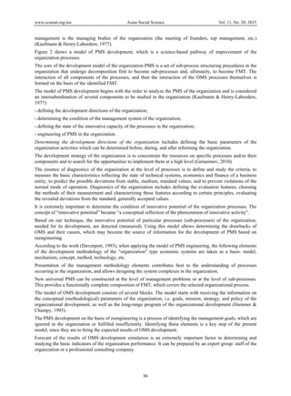 Modeling the development of org man system (1) | PDF