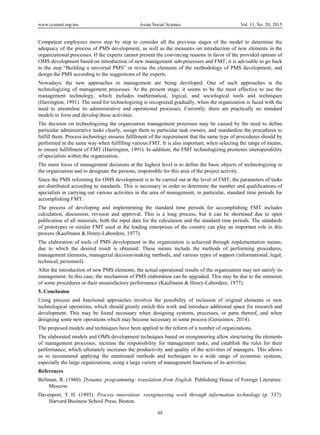 Modeling the development of org man system (1) | PDF