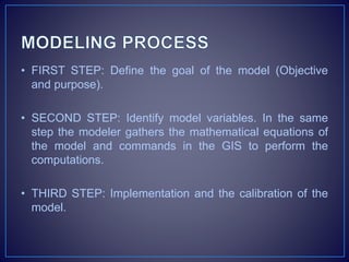 Modeling using gis | PPTX