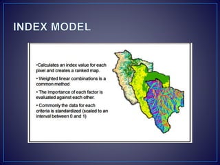 Modeling using gis | PPTX