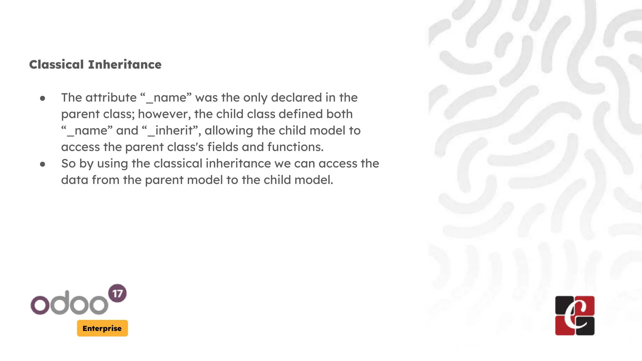 What is Model Inheritance in Odoo 17 ERP | PPT