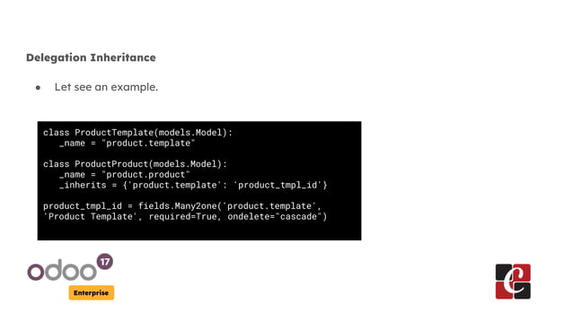 What is Model Inheritance in Odoo 17 ERP | PPT