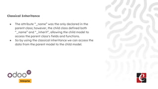 What is Model Inheritance in Odoo 17 ERP | PPT