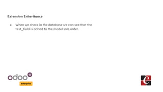 What is Model Inheritance in Odoo 17 ERP | PPT