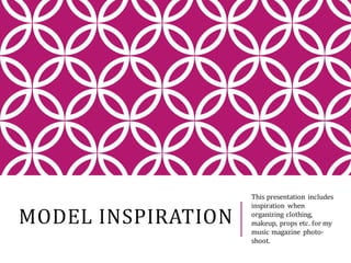 Model inspirations | PDF
