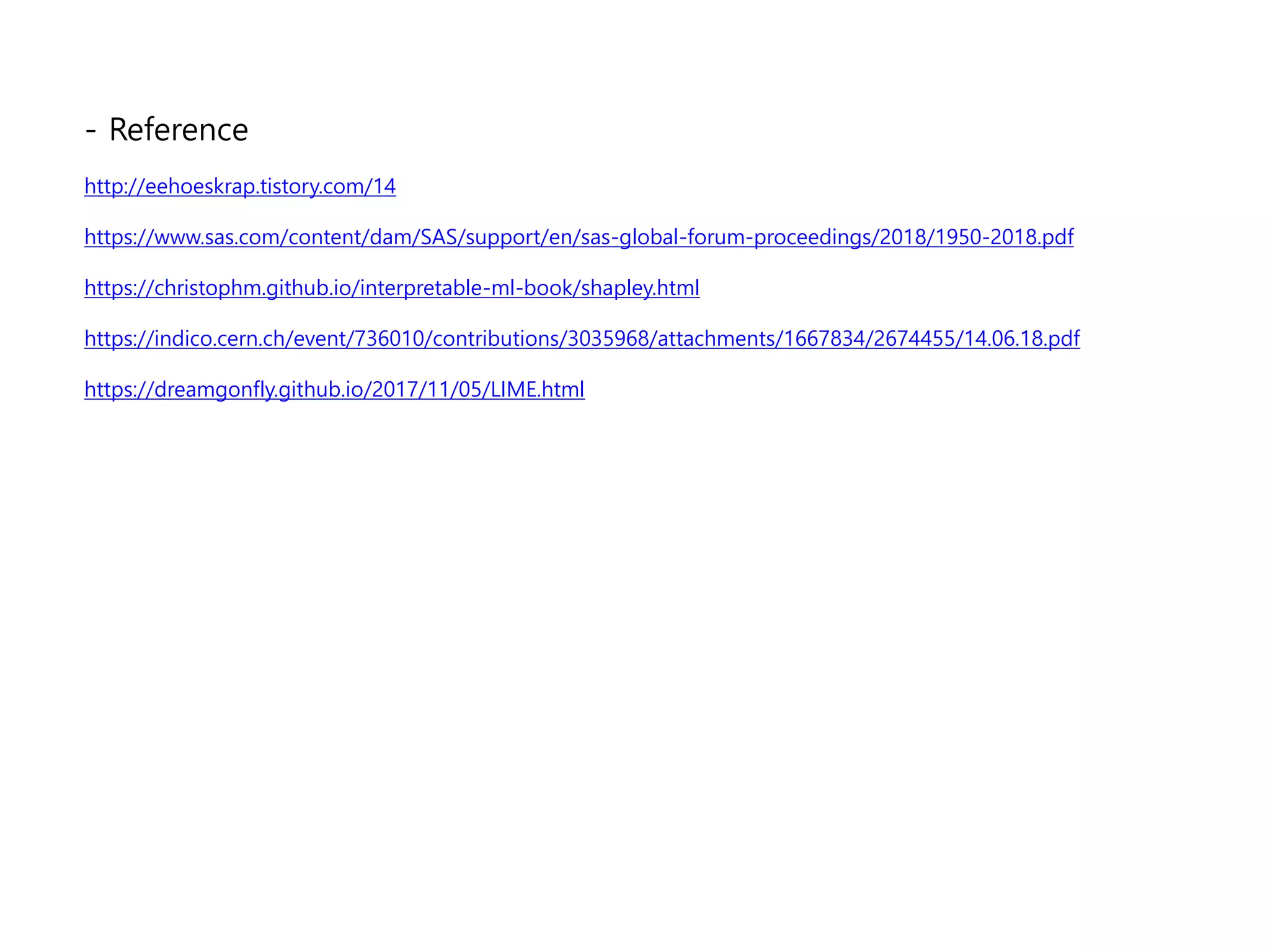 Model interpretation | PPT