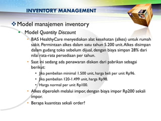Model inventory management | PDF