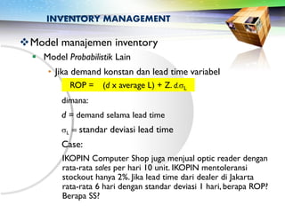 Model inventory management | PDF