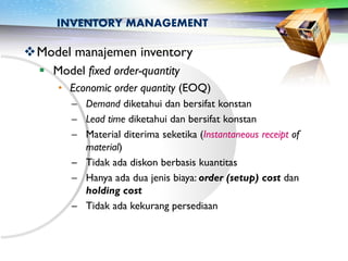 Model inventory management | PDF