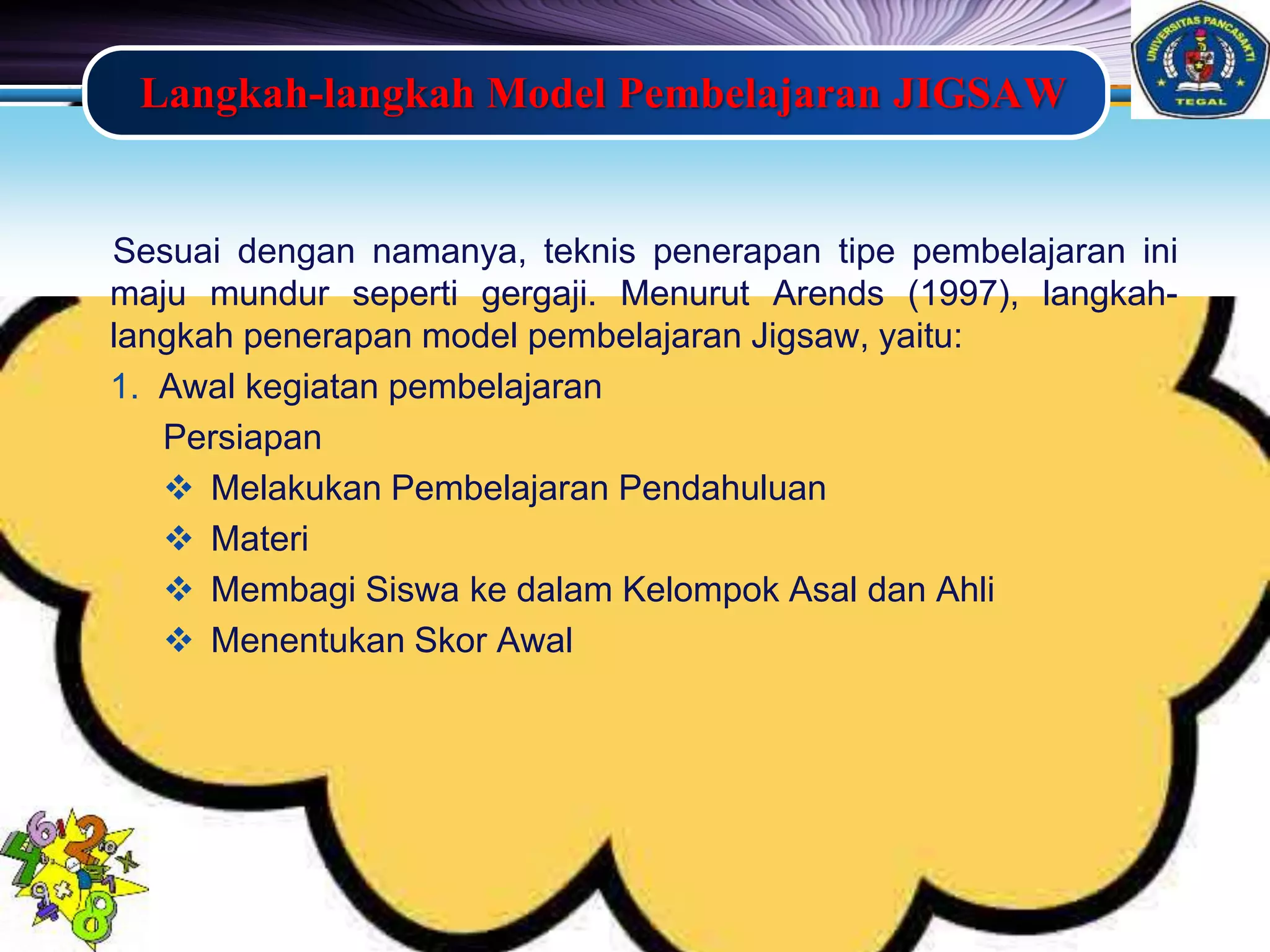 PPT Model Pembelajaran Jigsaw | PPTX