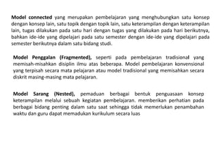 Model keterpaduan | PPT