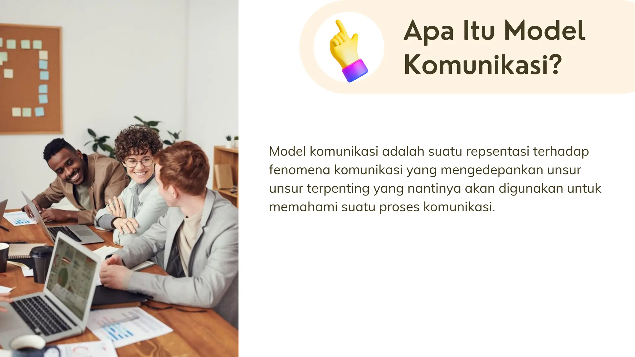Presentasi Tentang Model Dalam Komunikasi | PDF