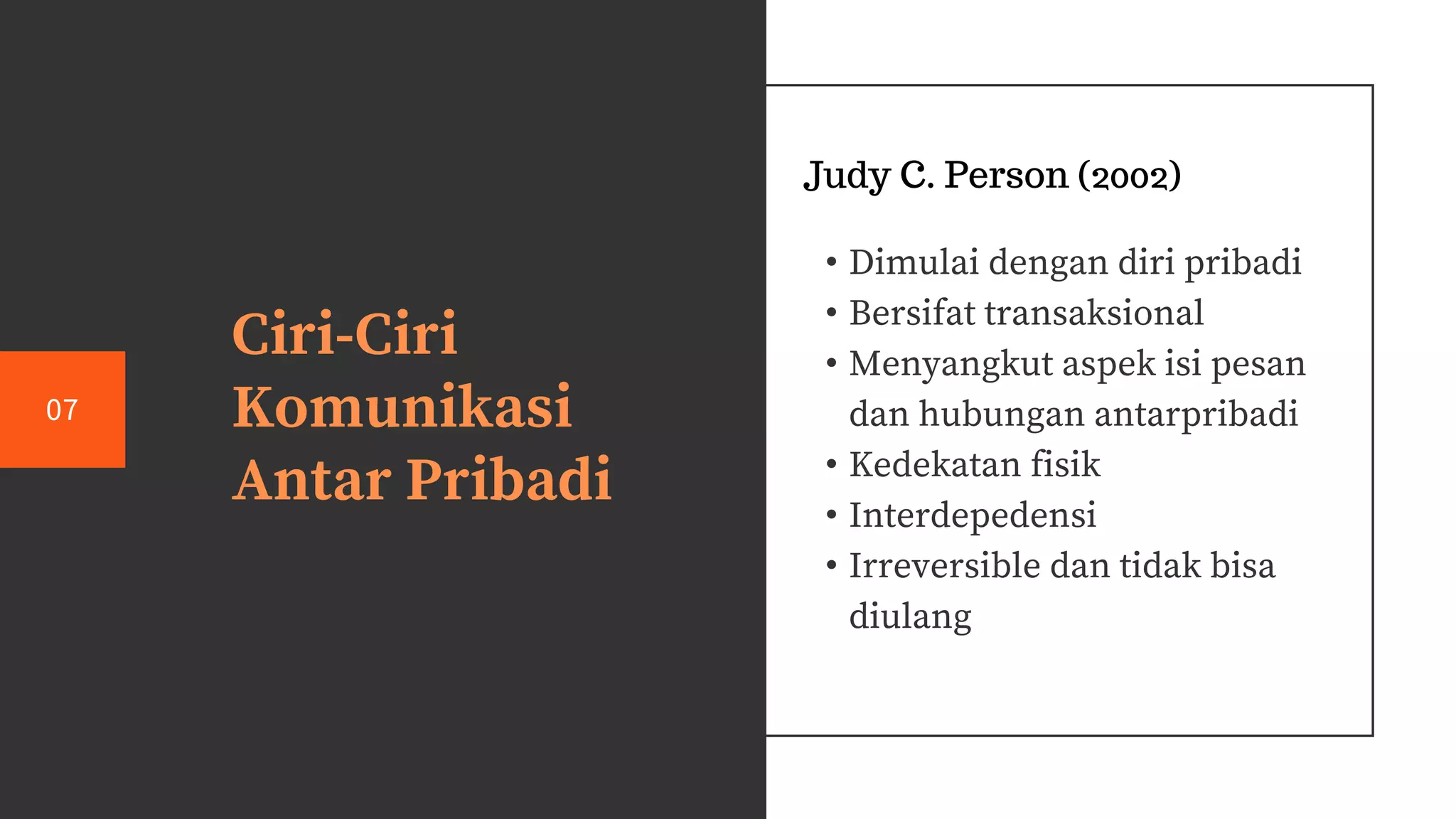 Model Komunikasi Antar Pribadi | PPTX