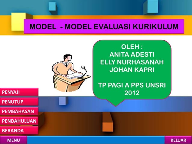 Model konsep kurikulum | PPTX