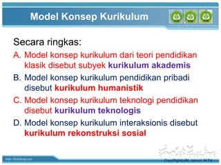 Model konsep kurikulum | PDF