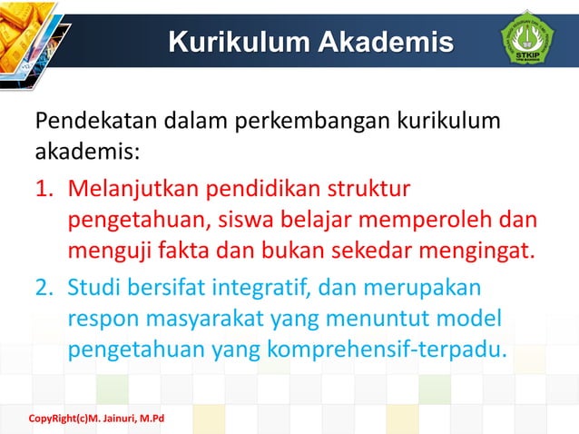 Model konsep kurikulum | PDF