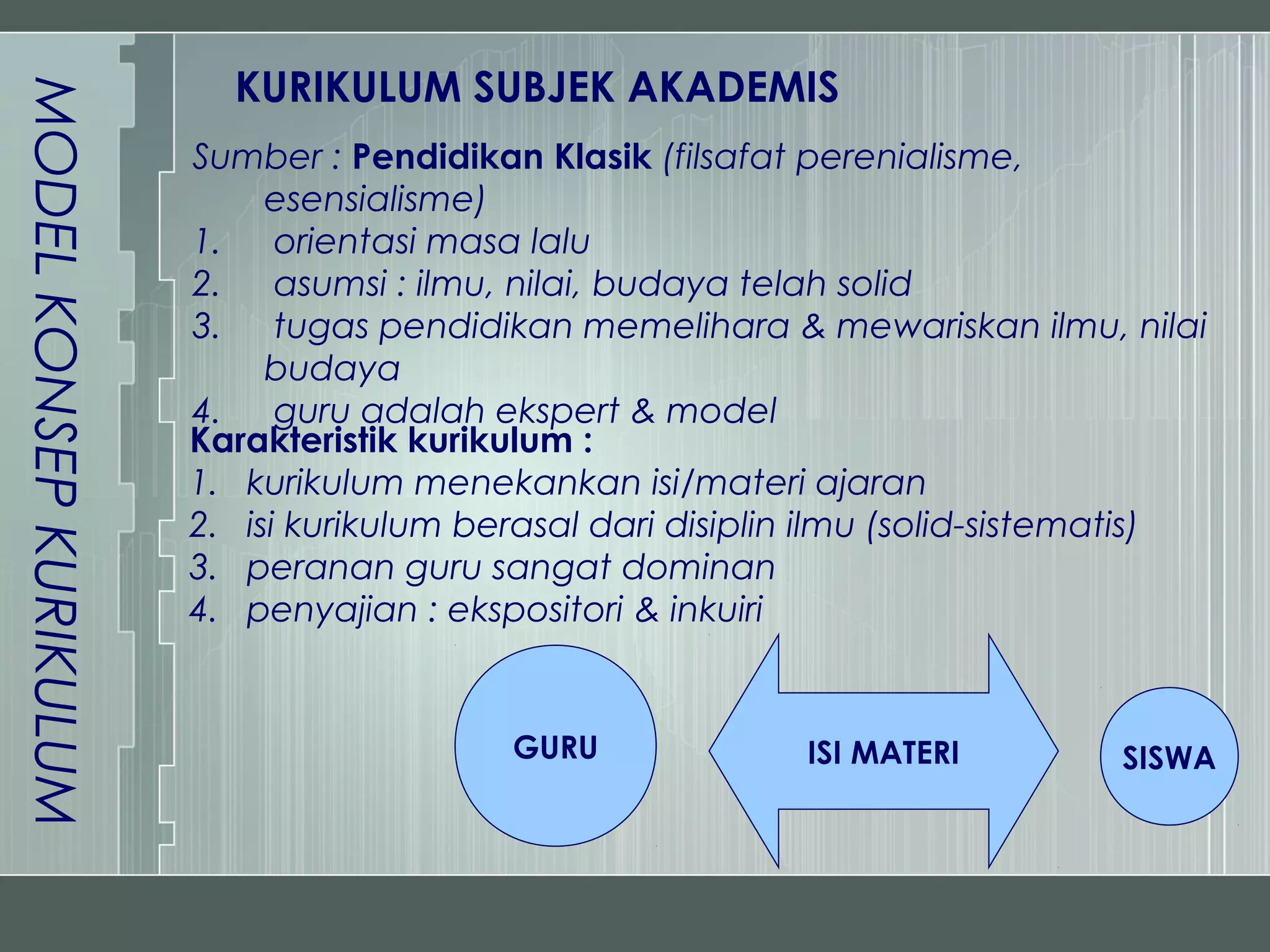 Model konsep kurikulum (7) | PPT