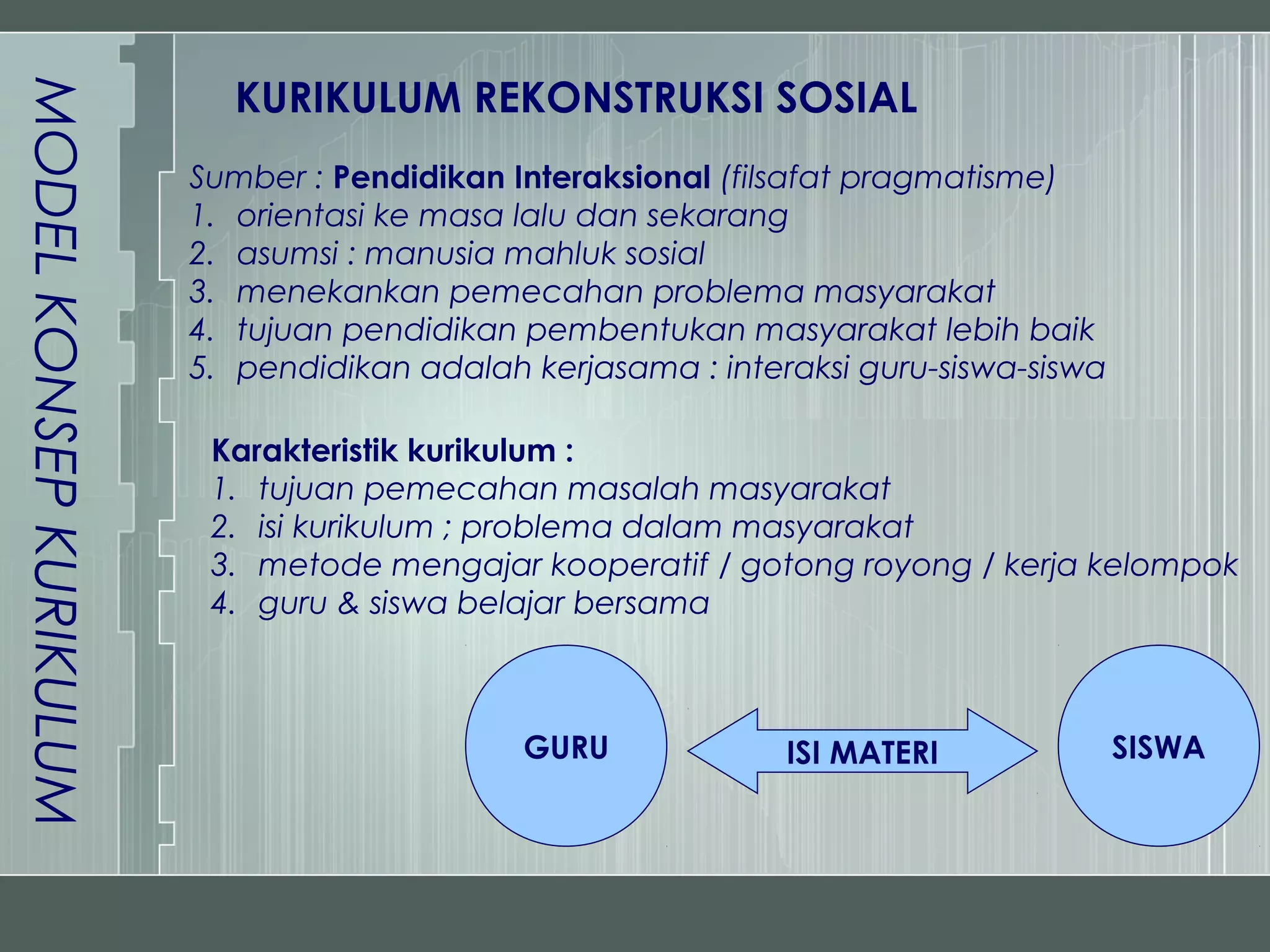 Model konsep kurikulum (7) | PPT