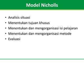 Sejarah dan Model Pengembangan Kurikulum | PPTX