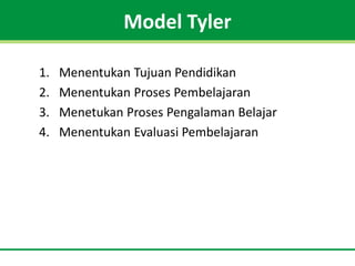 Sejarah dan Model Pengembangan Kurikulum | PPTX